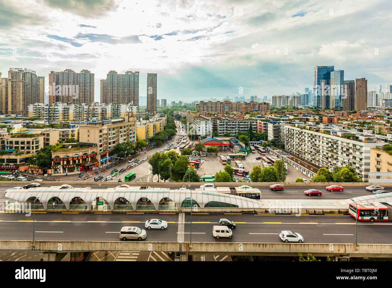 Chengdu Second Ring Road Express Bus Station Stock Photo - Alamy