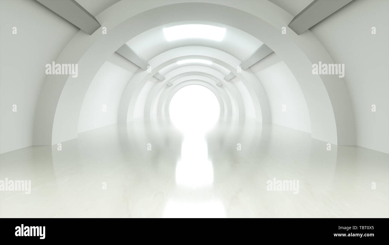 Space-time tunnel structure three-dimensional Stock Photo - Alamy