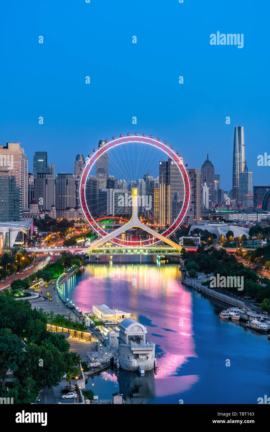Tianjin eye bridge hi-res stock photography and images - Alamy
