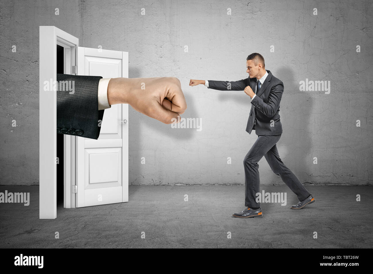 Kicking door hi-res stock photography and images - Alamy