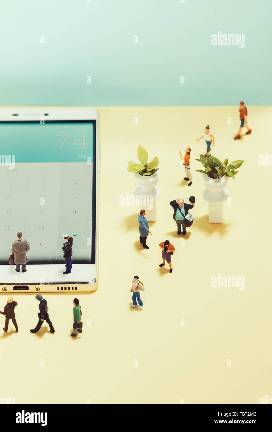 Microscopic creativity (no need for portrait real rights Stock Photo ...