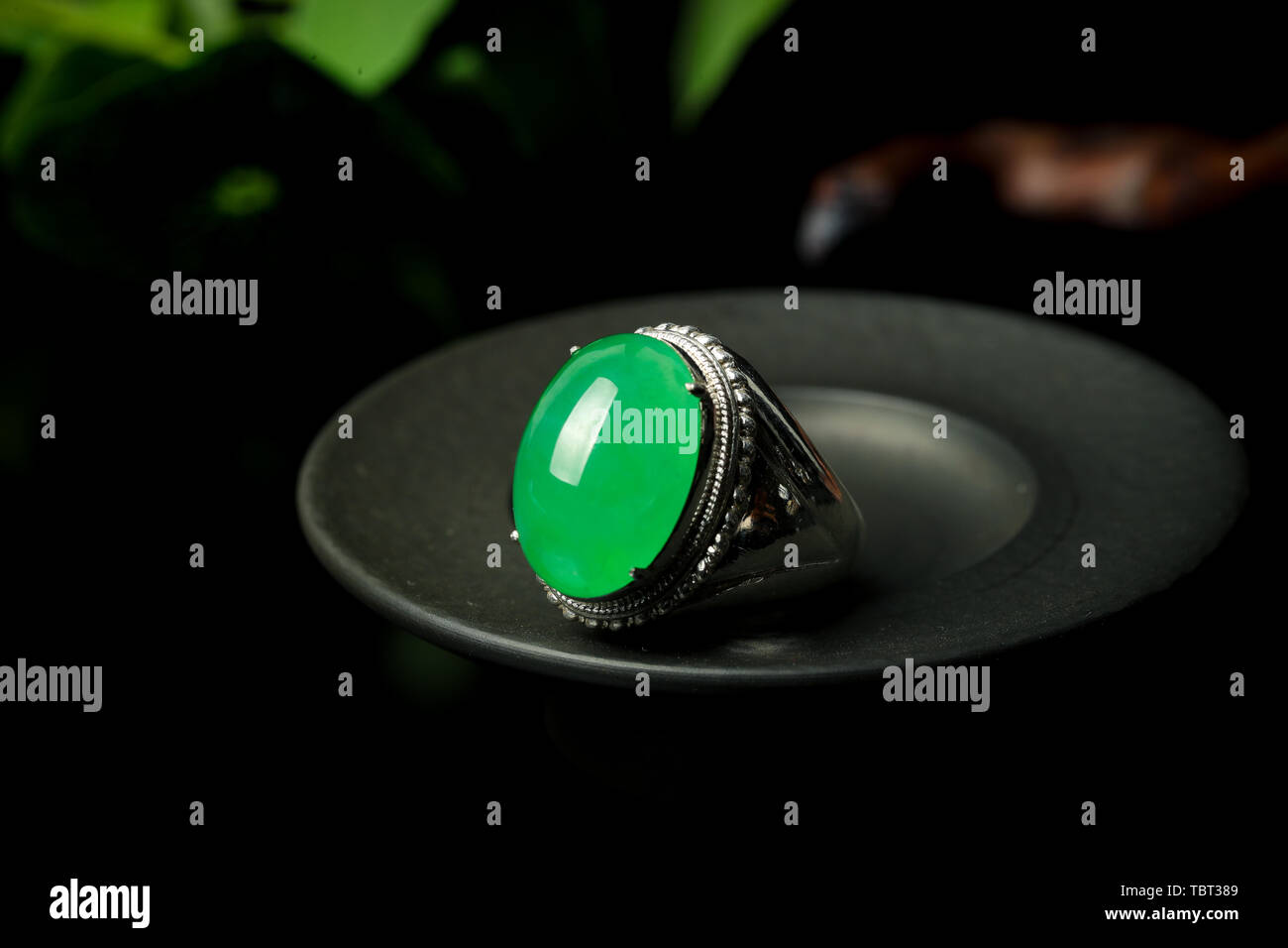 The emerald ring Stock Photo - Alamy