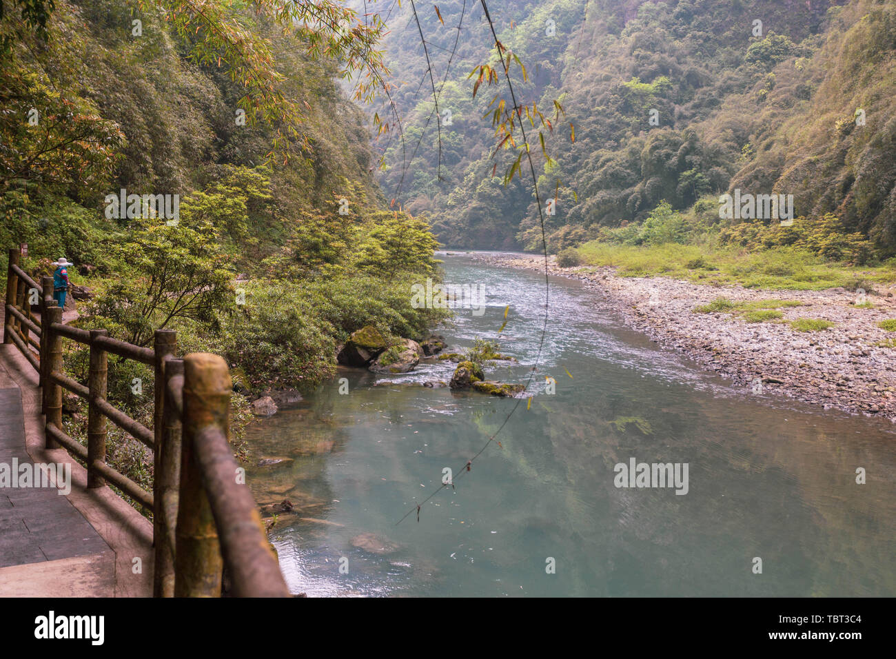 Pengshui Ai River Scenic Area Stock Photo - Alamy