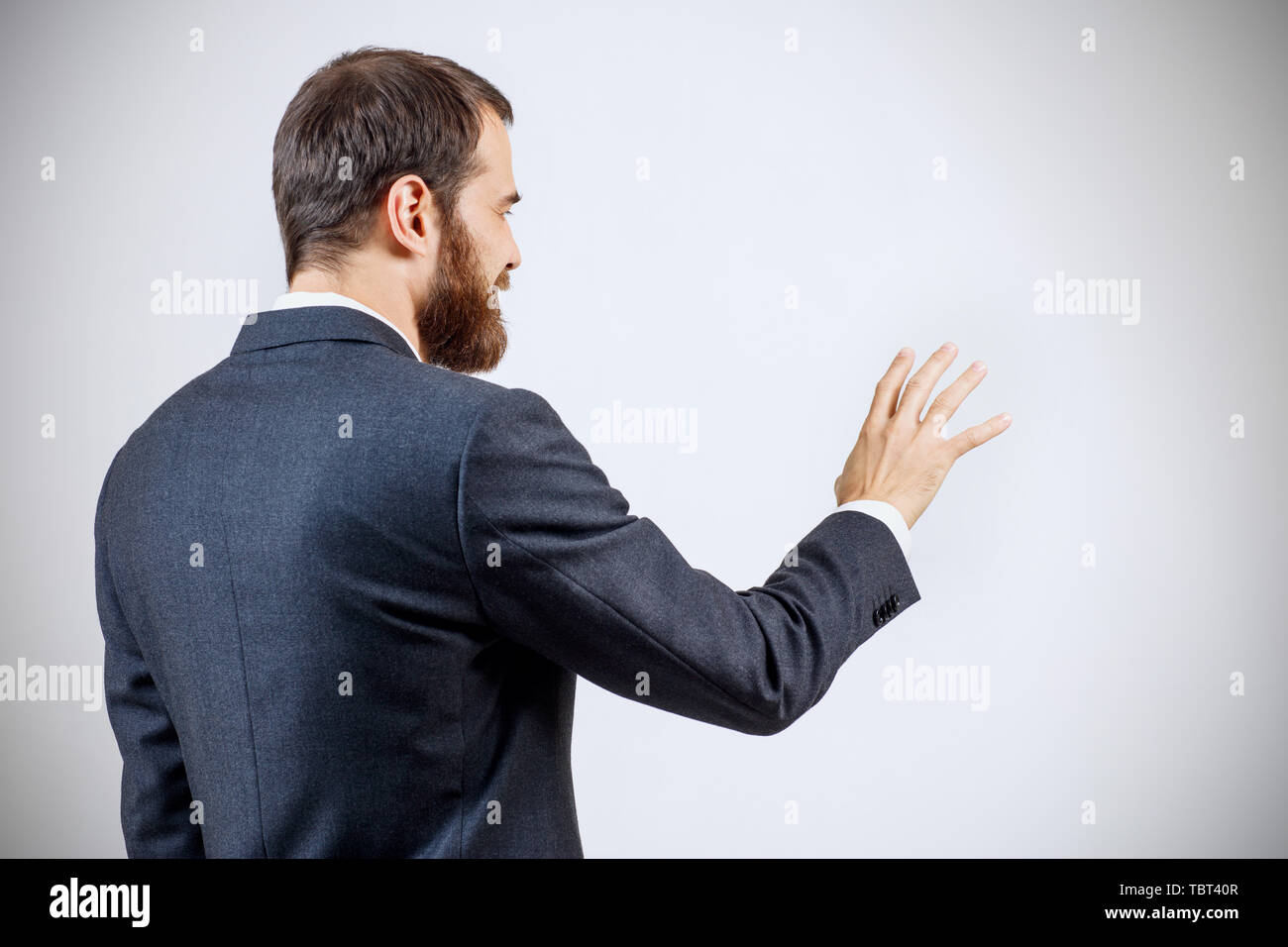 Hand outstretched fingers spread hi-res stock photography and images ...