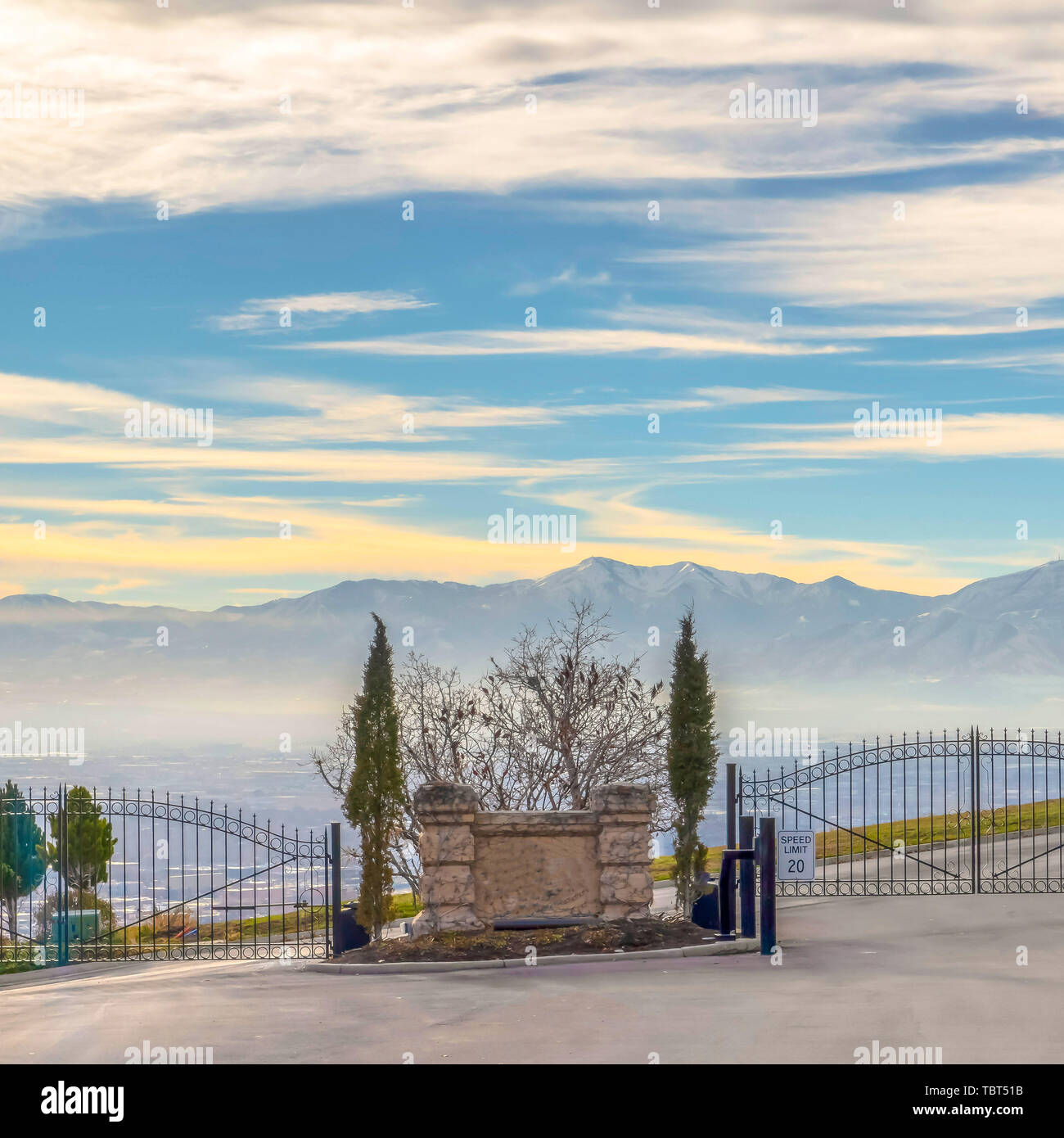 Salt lake city road sign hi-res stock photography and images - Alamy