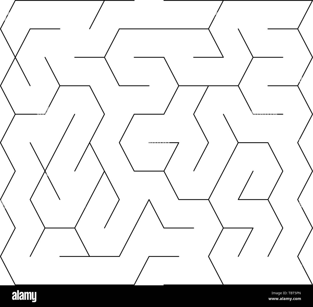 Maze vector game in square format for background Stock Vector Image ...