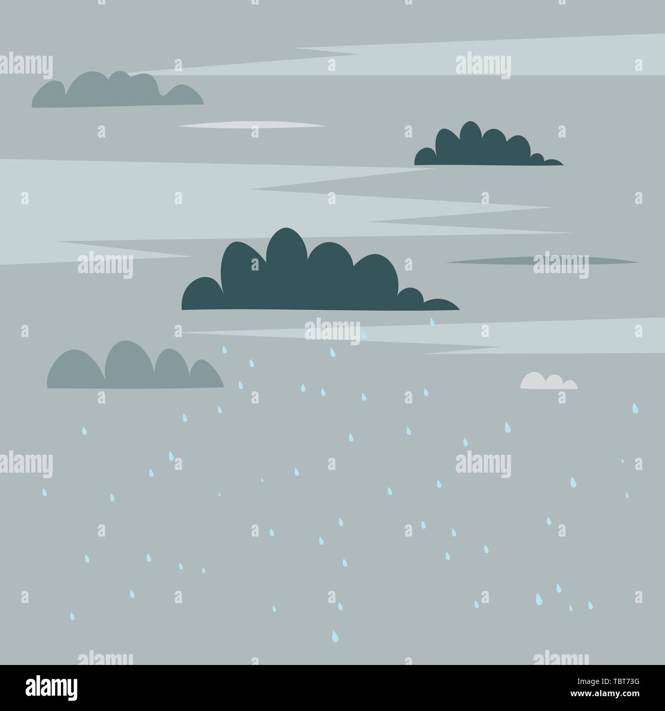 Rainy day cartoon hi-res stock photography and images - Alamy