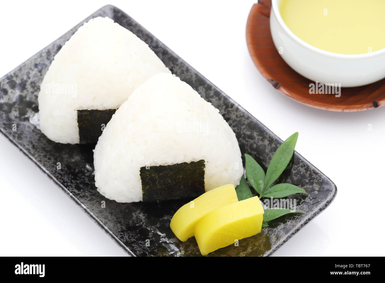 Onigiri, Japanese food, Japanese rice ball, rice triangle with seaweed ...