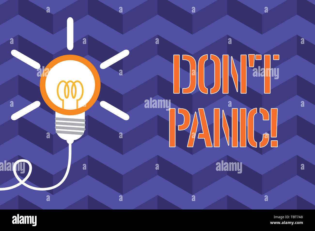 Text sign showing Don T Panic. Business photo text suddenly feel so ...