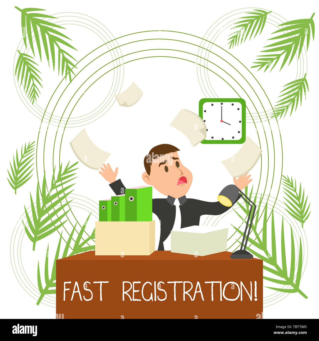 Conceptual hand writing showing Fast Registration. Concept meaning ...