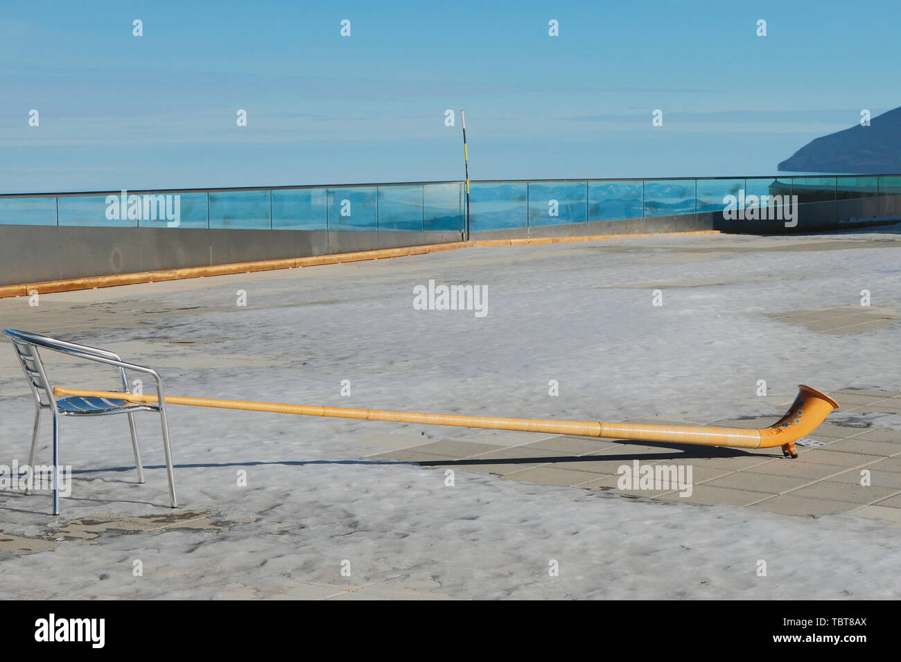 Alpine horn instrument hi-res stock photography and images - Alamy