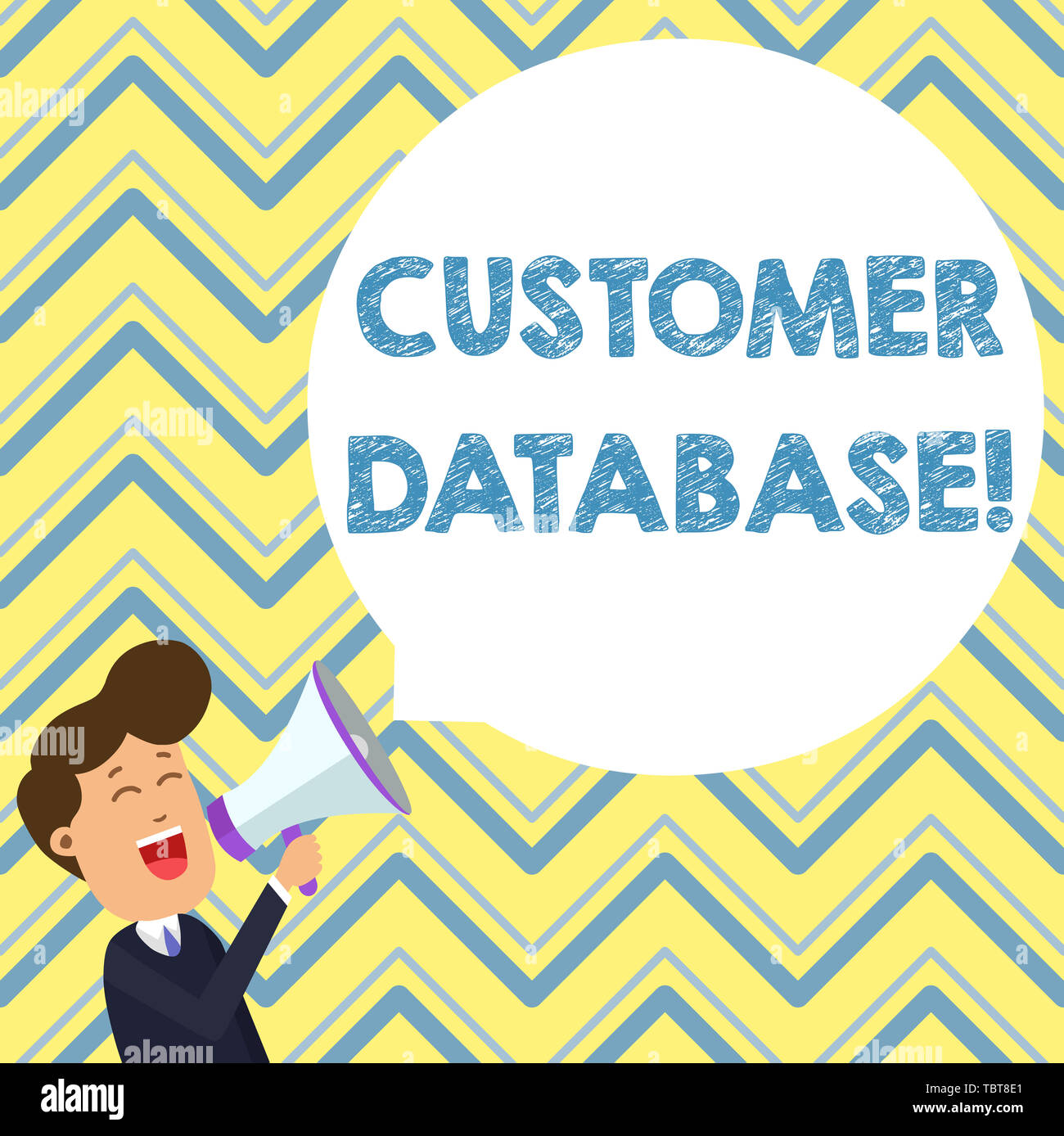 Conceptual Hand Writing Showing Customer Database Concept Meaning Uptodate On Customer