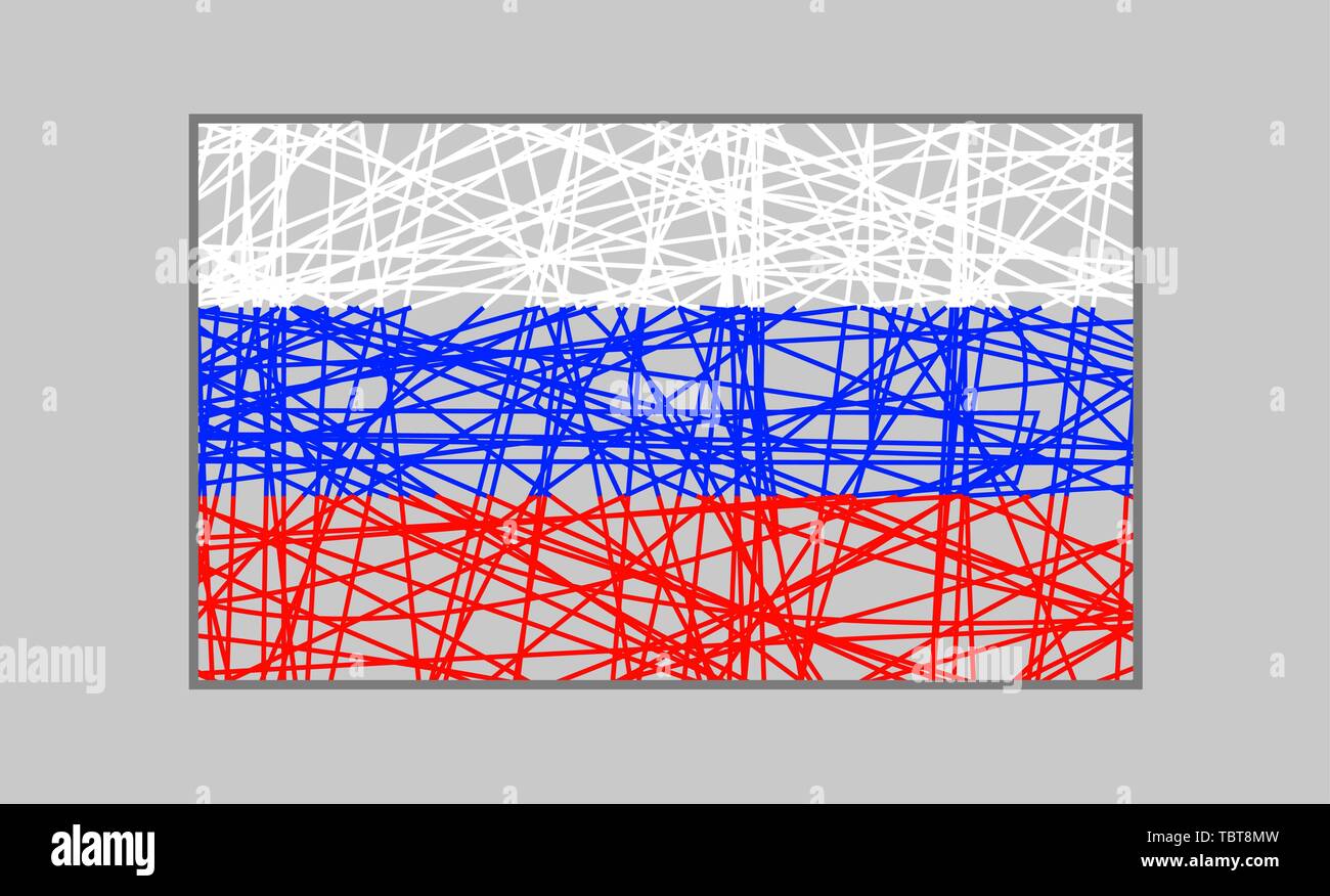 Russia flag design concept Stock Vector Image & Art - Alamy