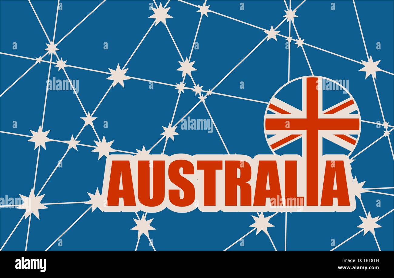 Australia flag design concept Stock Vector Image & Art - Alamy