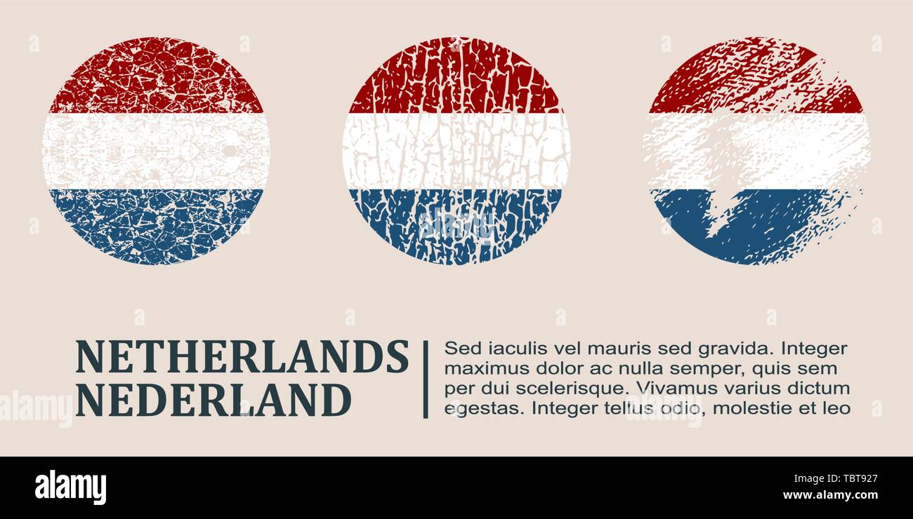 Netherlands flag design concept Stock Vector Image & Art - Alamy