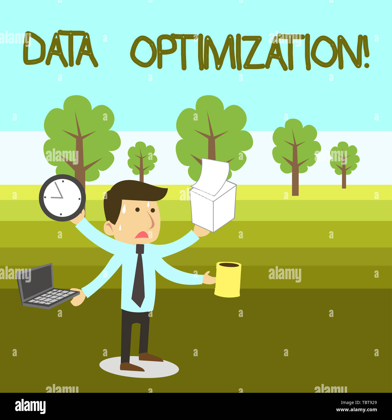 Text sign showing Data Optimization. Business photo text process that ...
