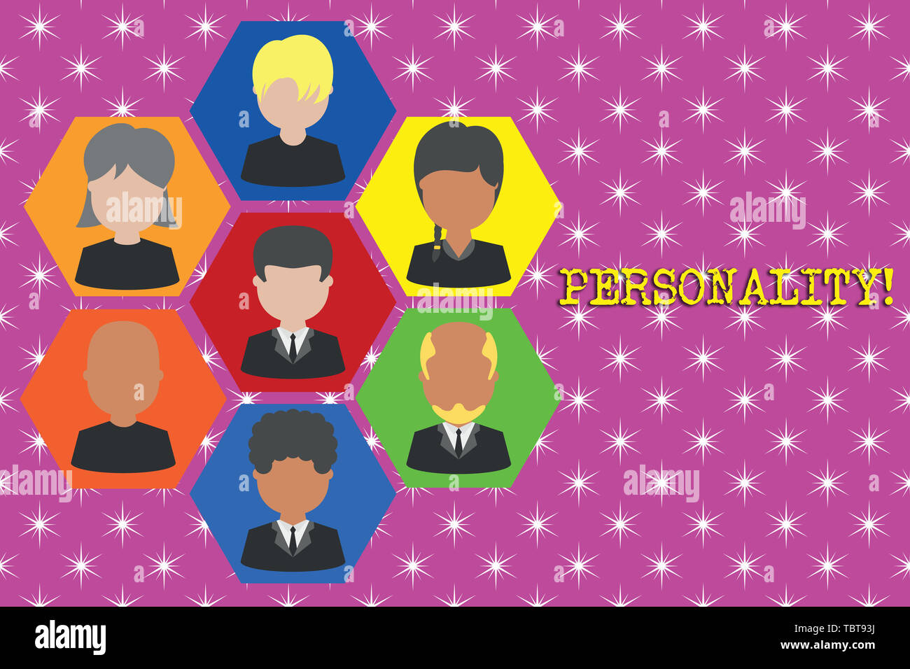 Writing note showing Personality. Business concept for combination ...