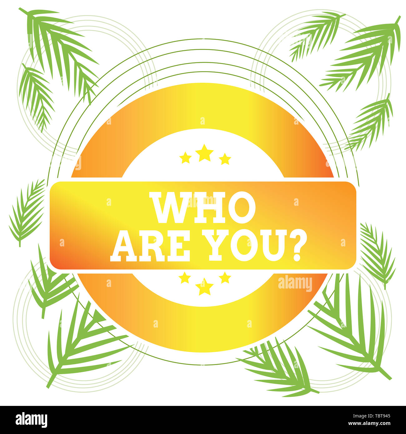 Word writing text Who Are You Question. Business photo showcasing ...