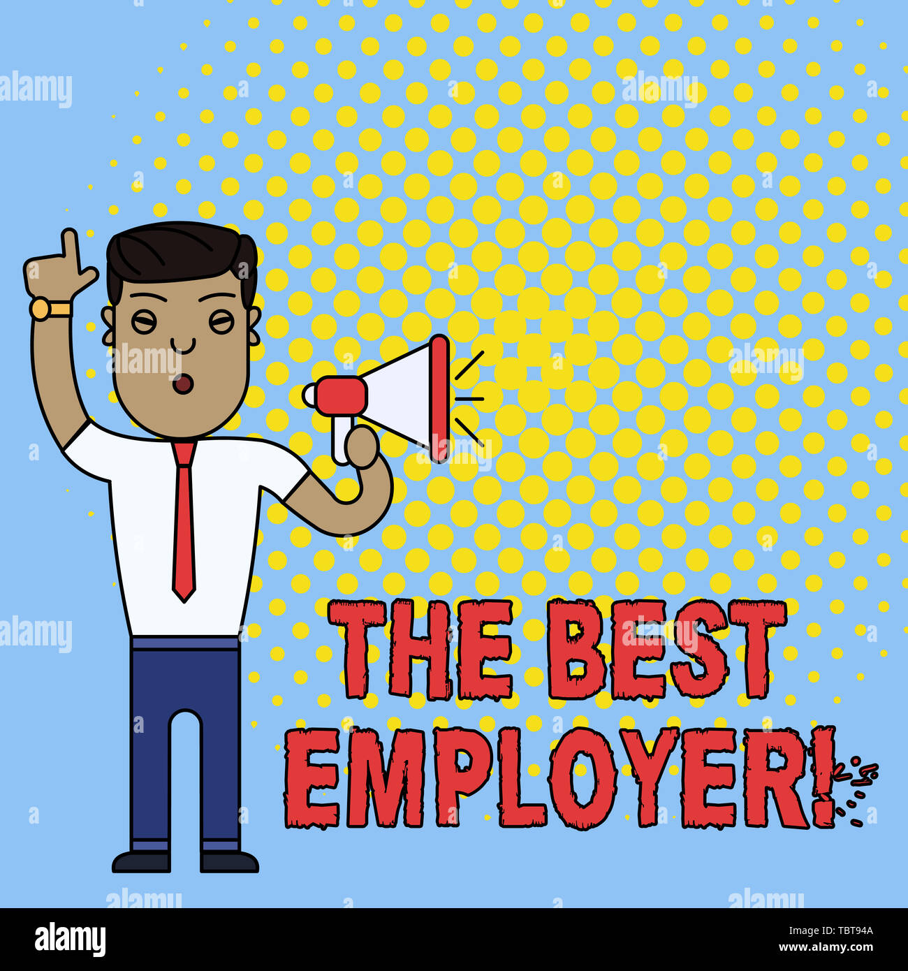 Conceptual hand writing showing The Best Employer. Concept meaning ...