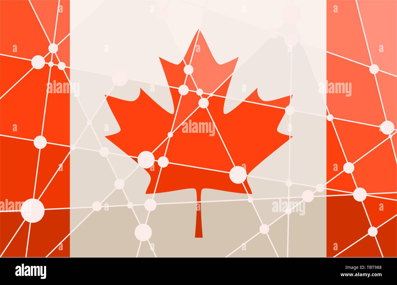 Canada flag concept Stock Vector Image & Art - Alamy