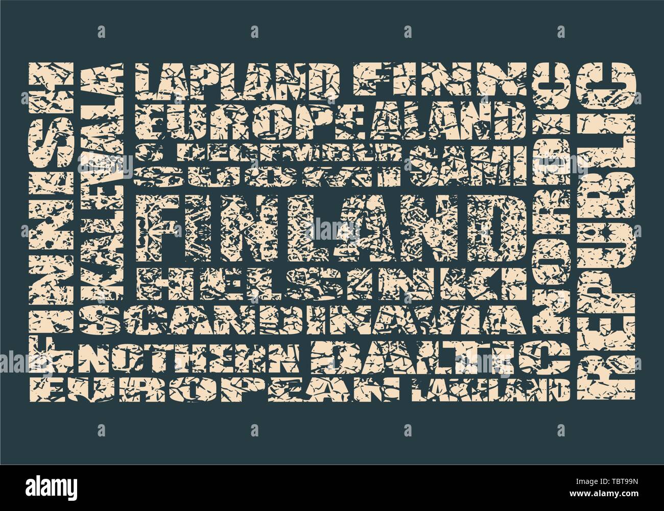 Lapland finland europe map hi-res stock photography and images - Alamy