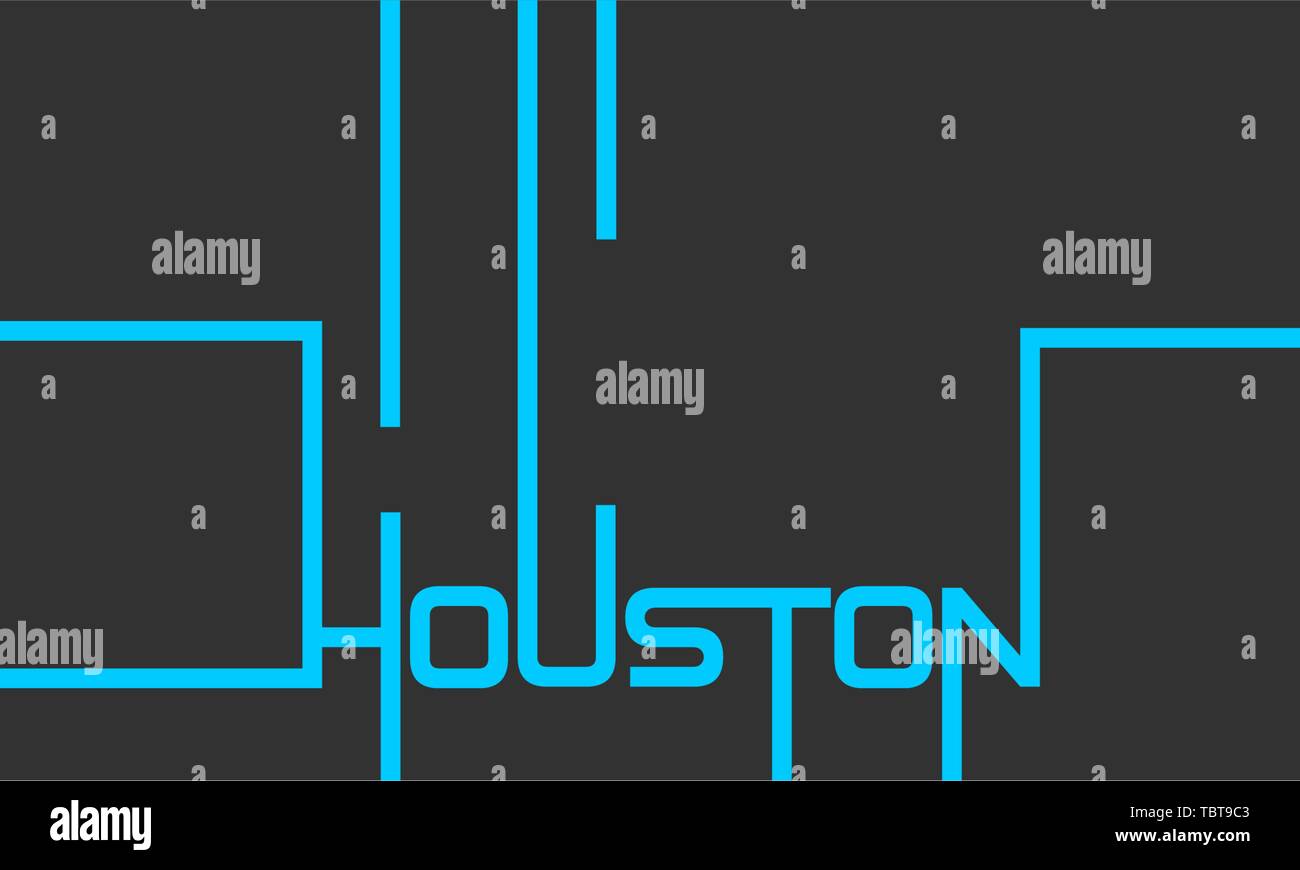 Houston text design. Vector calligraphy Stock Vector Image & Art - Alamy