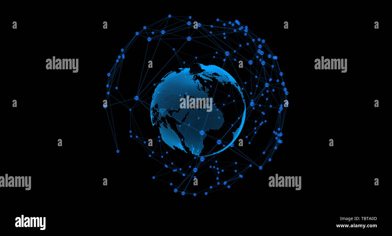 5G point line constitutes technology sense fifth-generation mobile ...