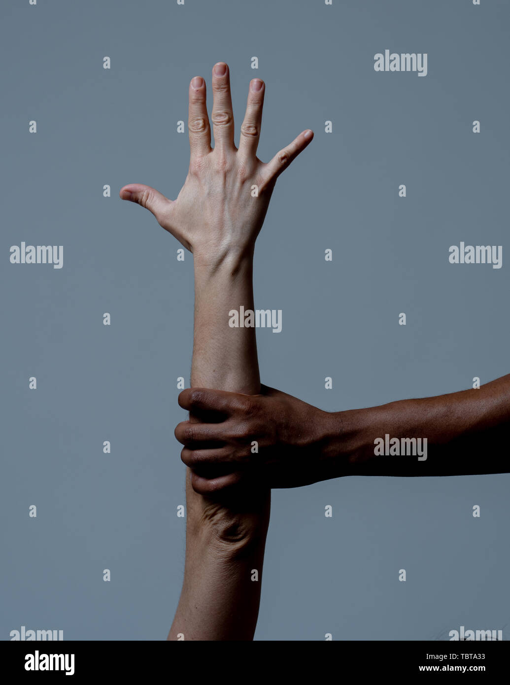 African American Hand Holding