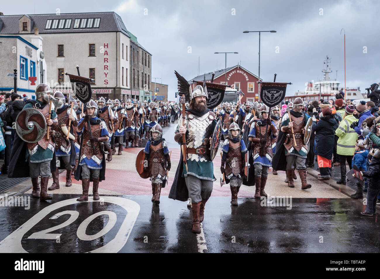 Lerwick, Shetland Isles, Scotland, UK. 30th January 2018. Up Helly Aa ...