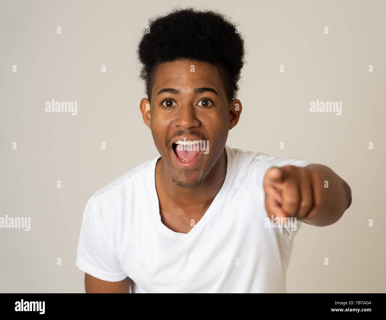 Teen male african face funny hi-res stock photography and images - Alamy