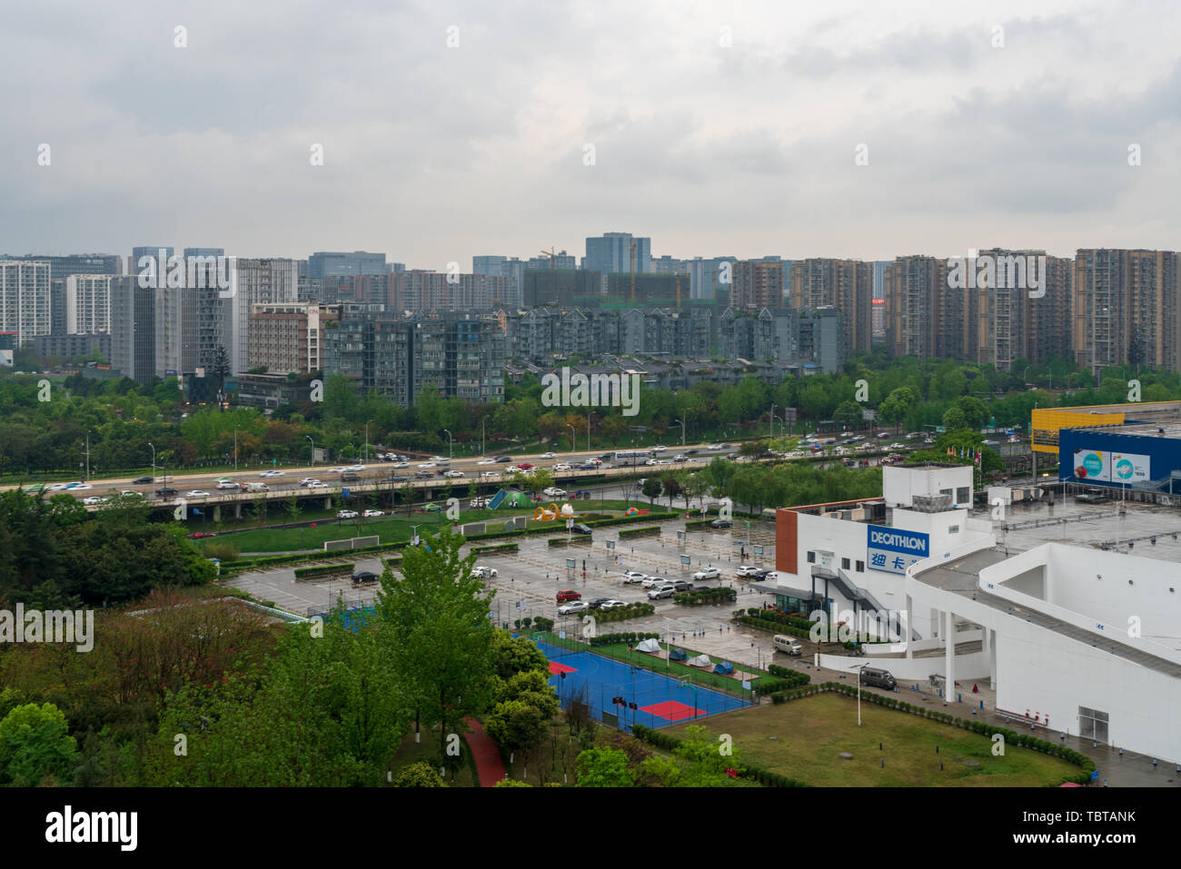Chengdu Ikea Architecture Stock Photo - Alamy