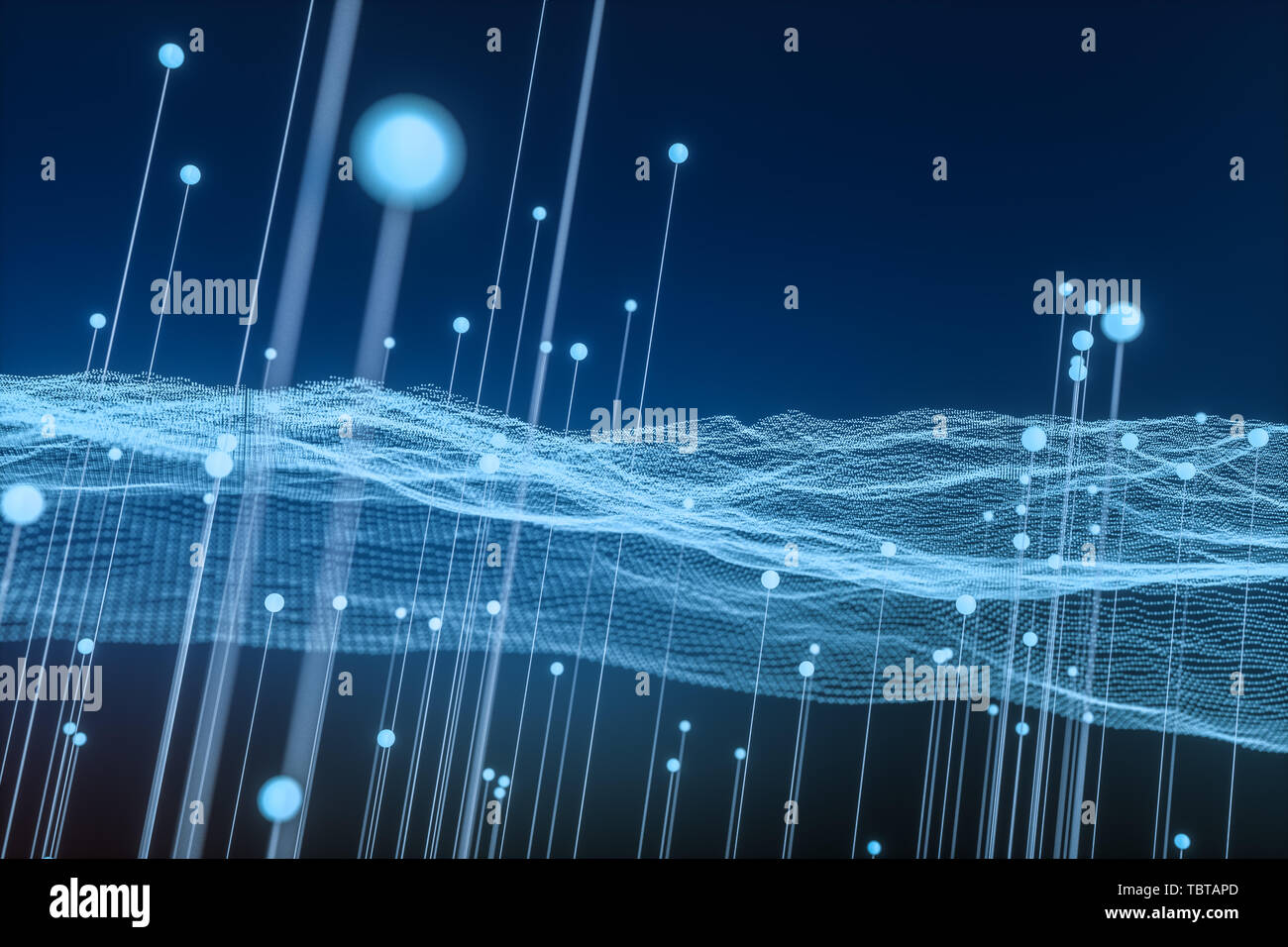 Three Dimensional Rendering Abstract Dots Variable Gradient Background 0056