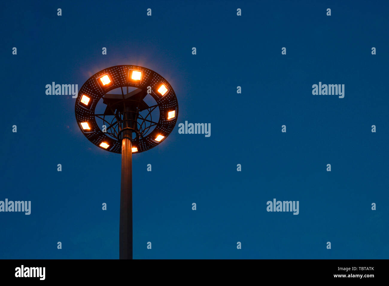 Outer space street lights lights and city night view hi-res stock ...