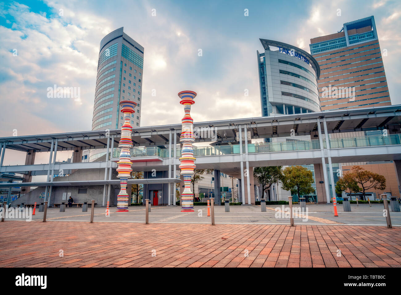 Takamatsu Port Wharf, Japan Stock Photo - Alamy