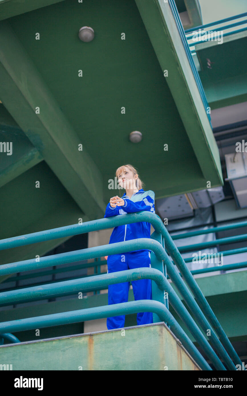 School uniform girl Stock Photo - Alamy