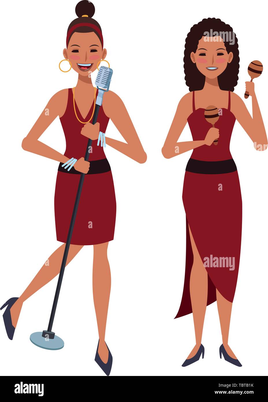 musician playing maracas and singing Stock Vector Image & Art - Alamy