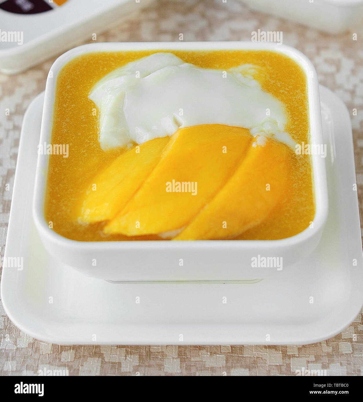 Double skin milk hi-res stock photography and images - Alamy