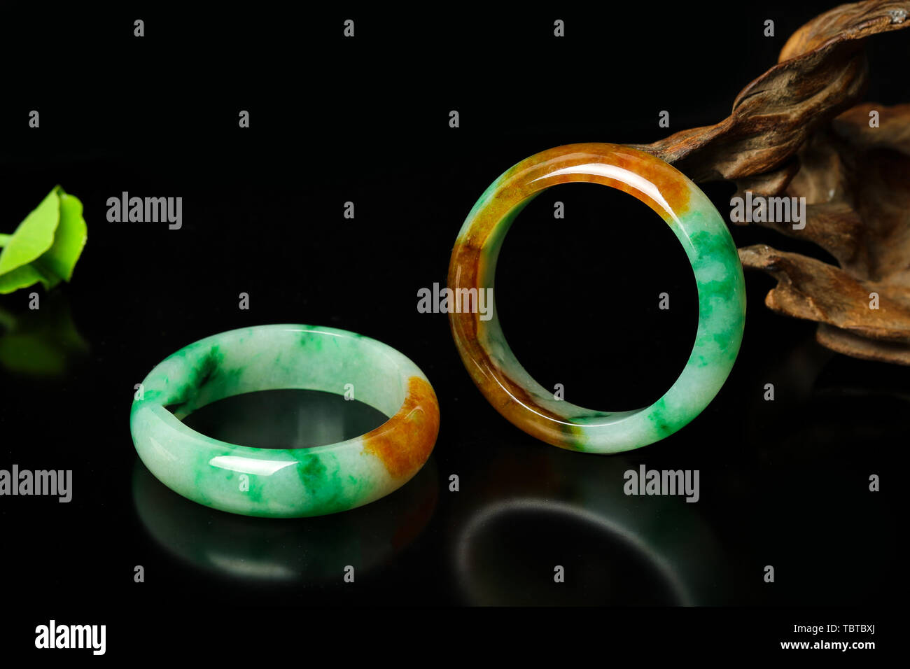 Collection-grade three-color jade bracelet Stock Photo - Alamy
