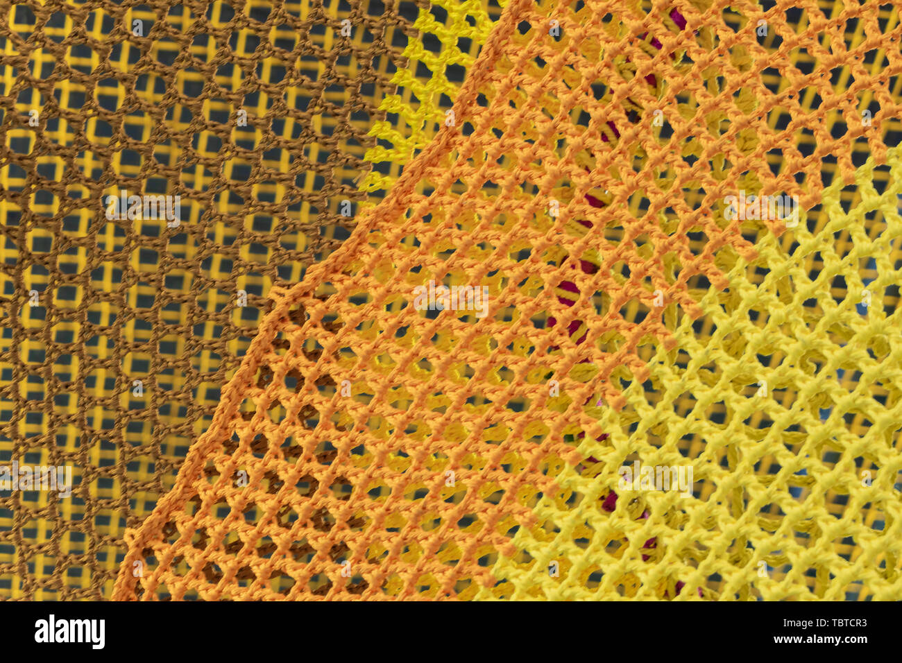 Abstract texture of multi-colored woven fabrics. Creative vintage ...