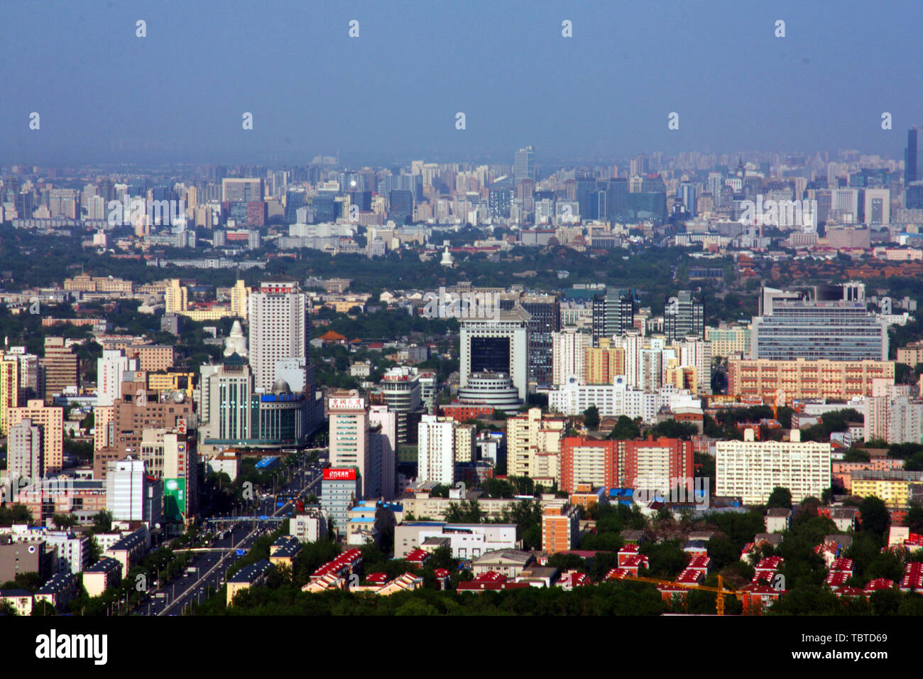 Beijing bird's eye view hi-res stock photography and images - Alamy