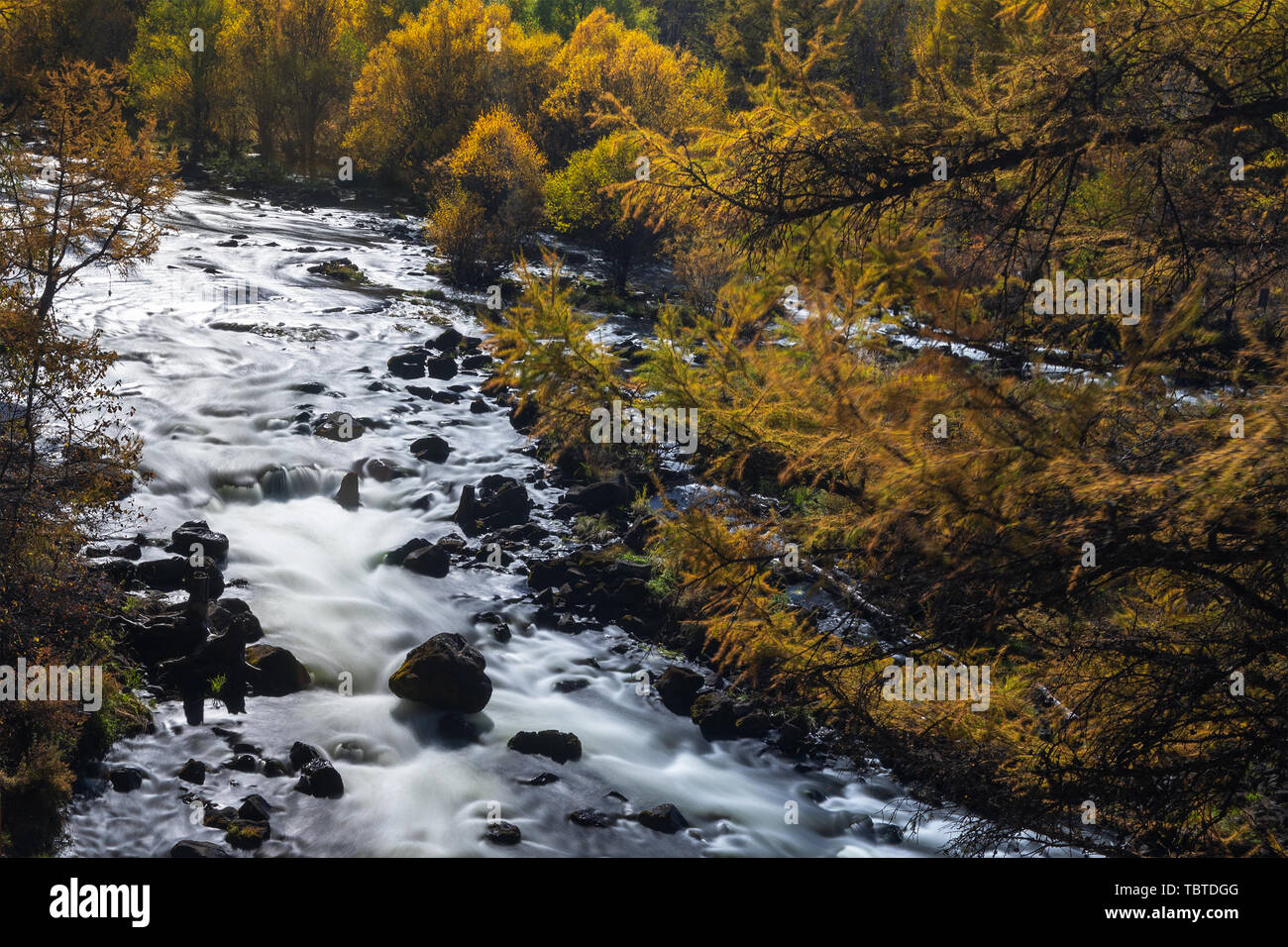 Fall 2018 view of Mount Alshan Stock Photo - Alamy