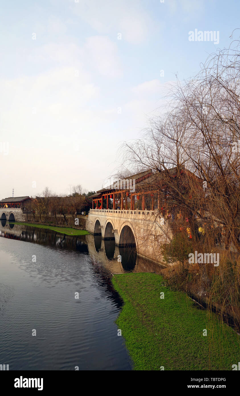 Anchang Ancient Town Stock Photo - Alamy