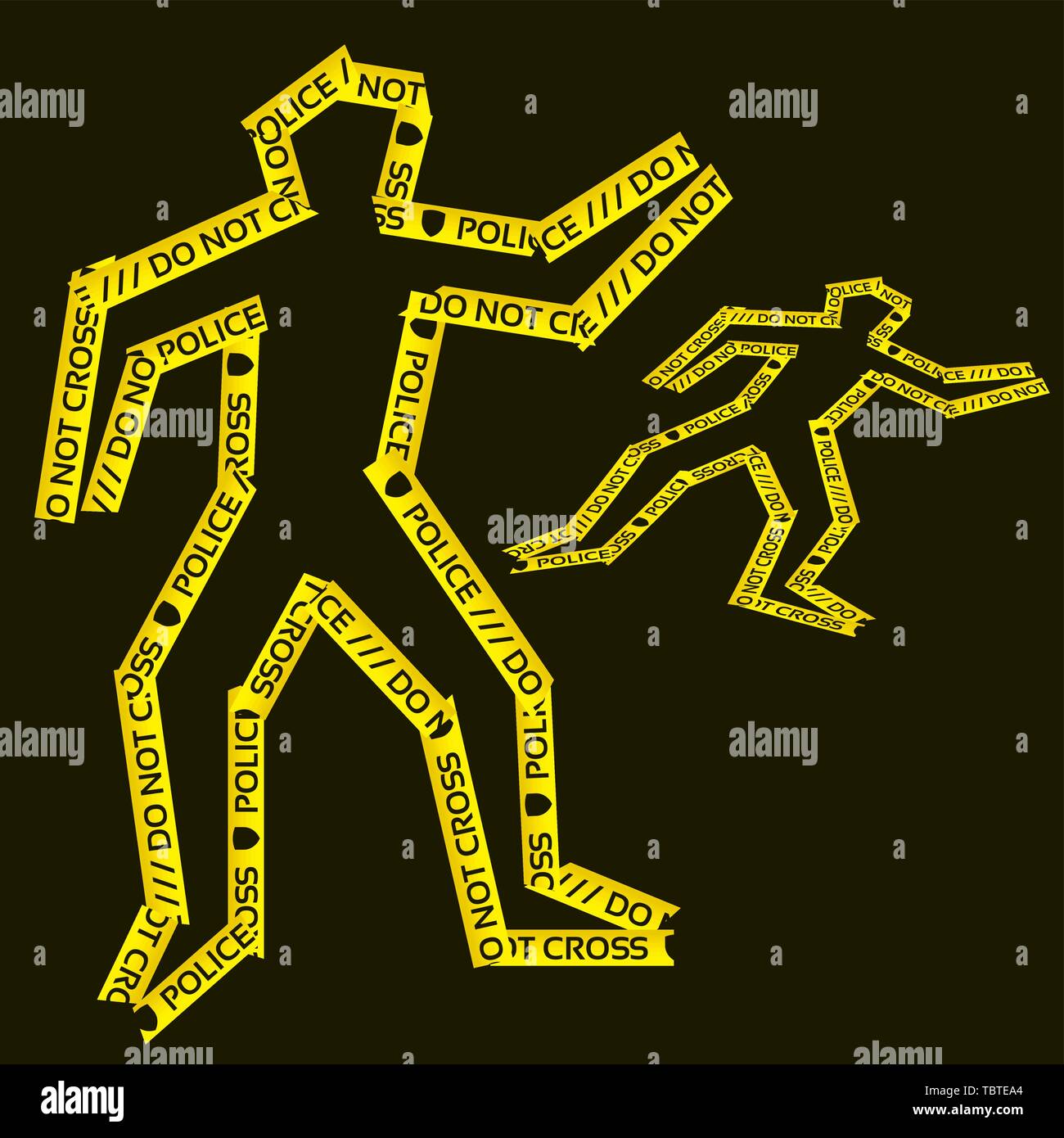 Police Chalk Outline Clip Art