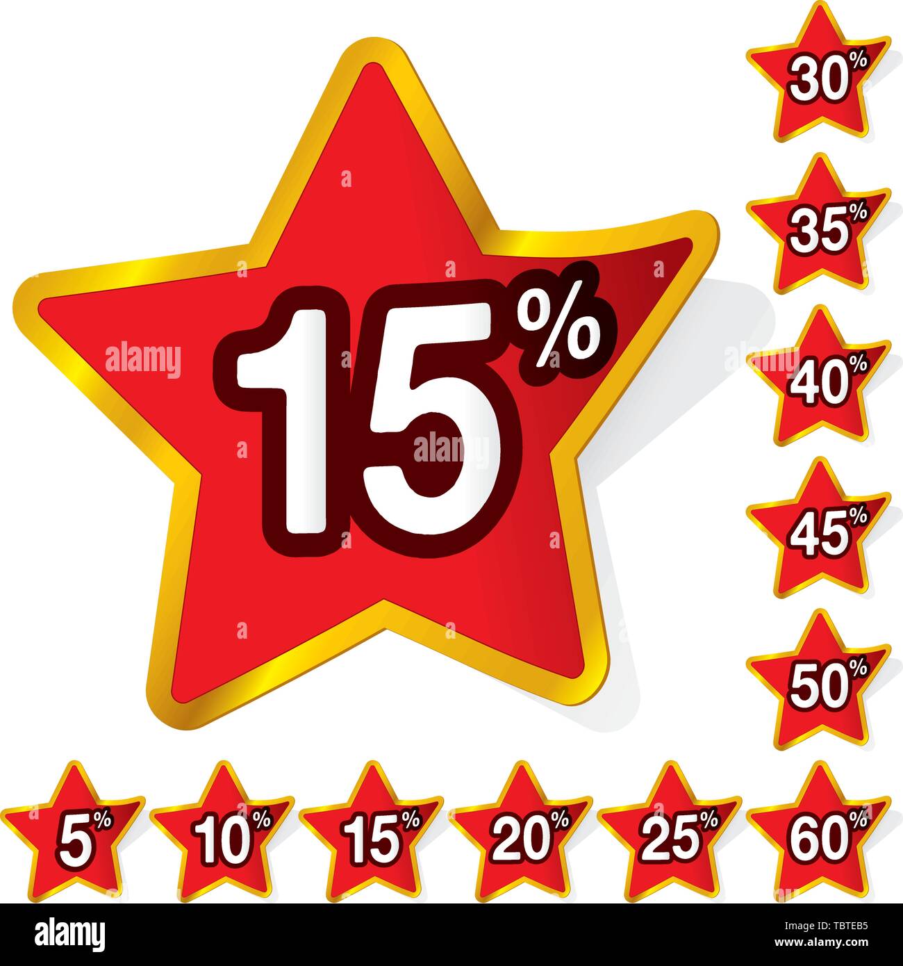 Gold star tag Stock Vector Images - Alamy