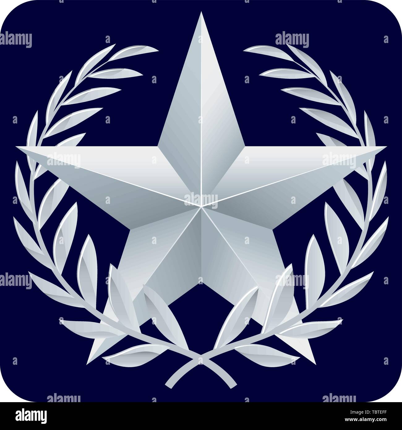 Grafic Metallic Silver Stars