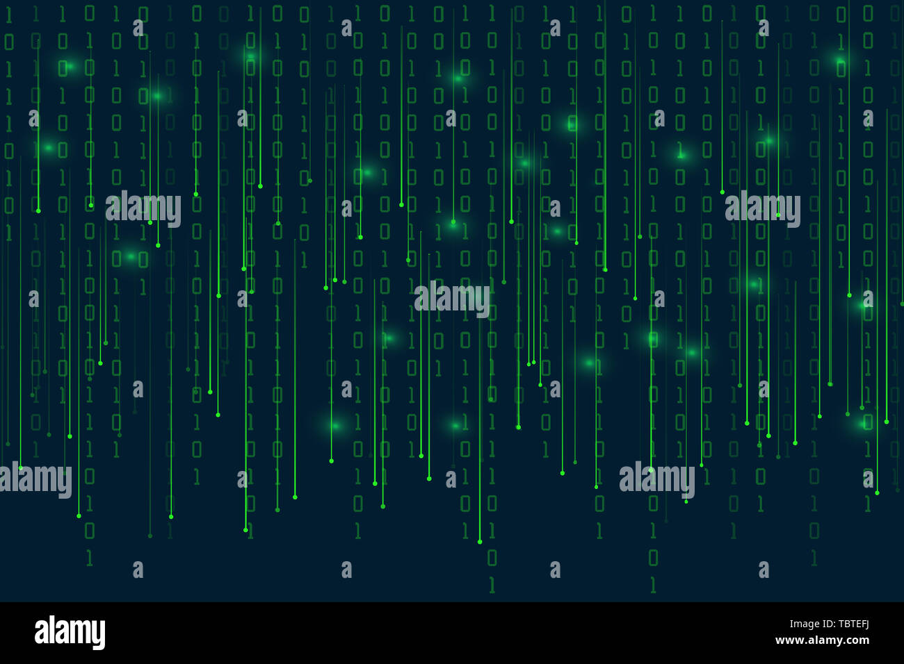 Digital matrix background for binary codes 0 and 1 Stock Photo - Alamy