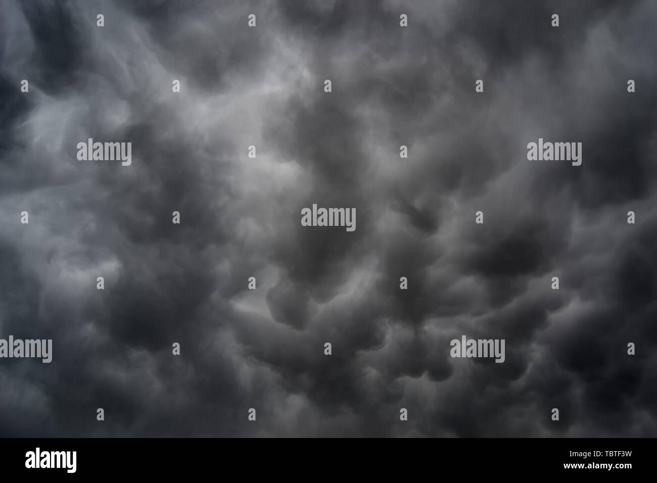 Mammatus Clouds Cumulonimbus. Clouds Mammatus are a grouping of clouds ...