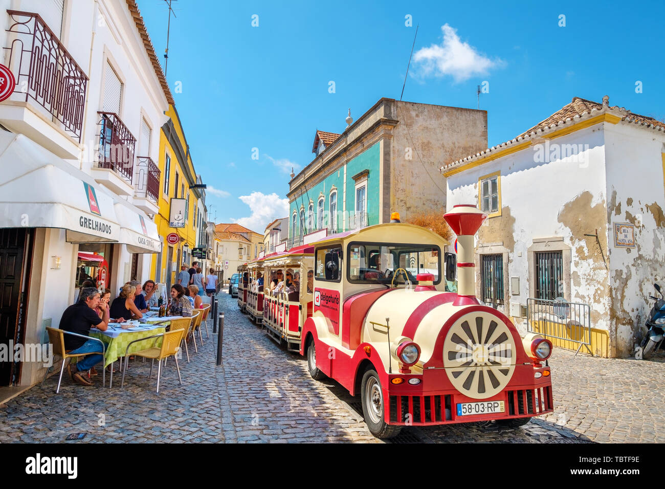 Street in old town tavira hi-res stock photography and images - Alamy