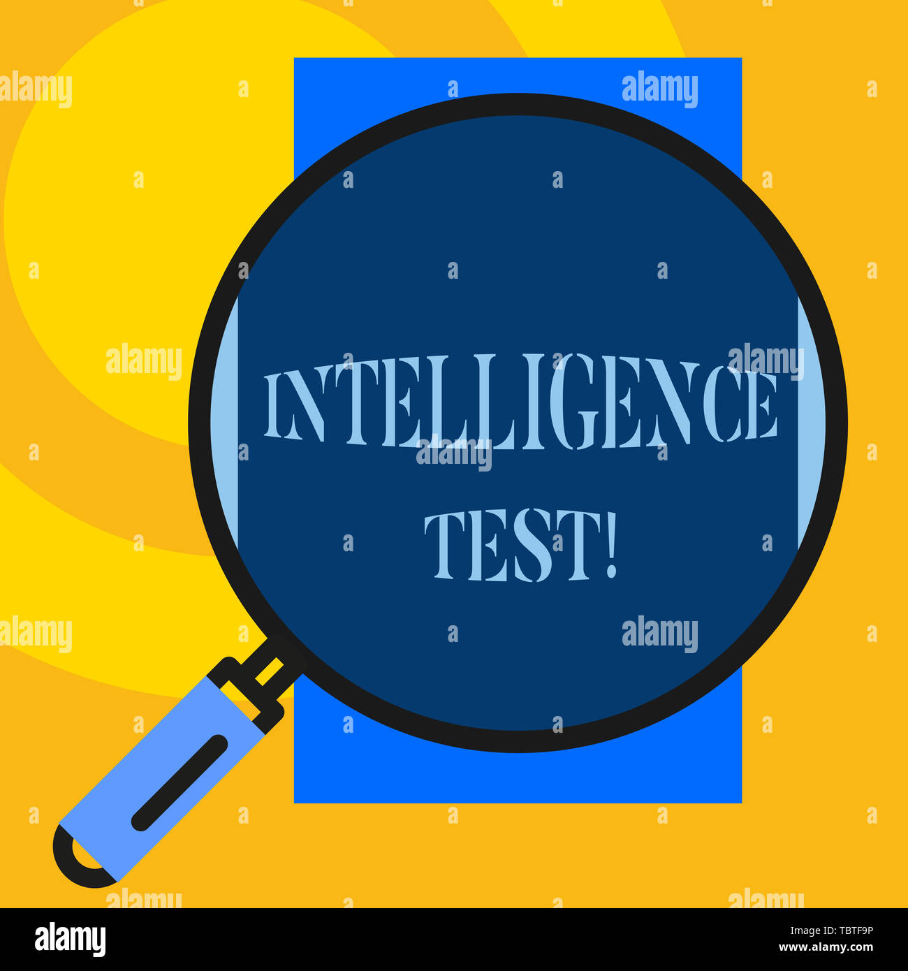 Text sign showing Intelligence Test. Business photo showcasing test ...