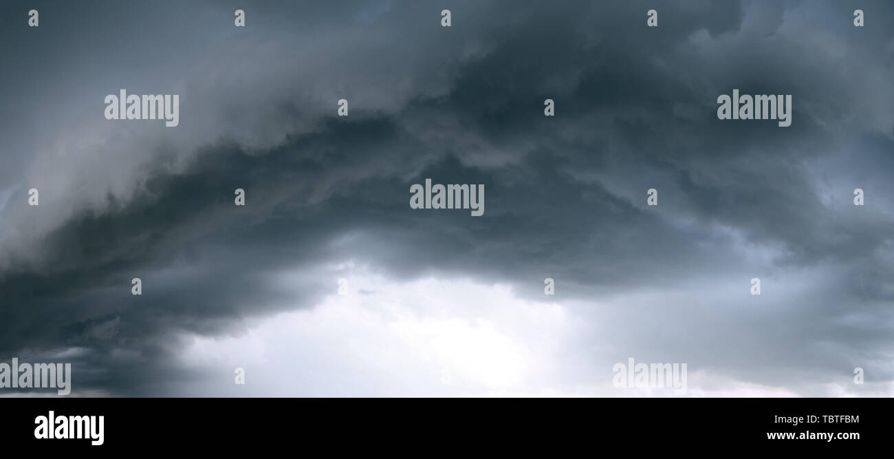 gray storm clouds, cyclone, hurricane Stock Photo - Alamy
